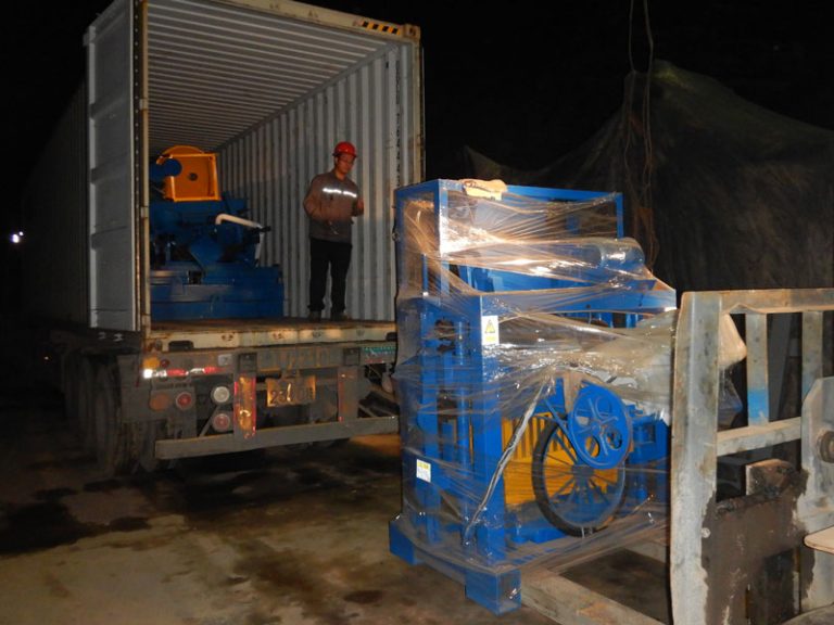 Export ABM-4SE Hollow Block Maker To Uruguay
